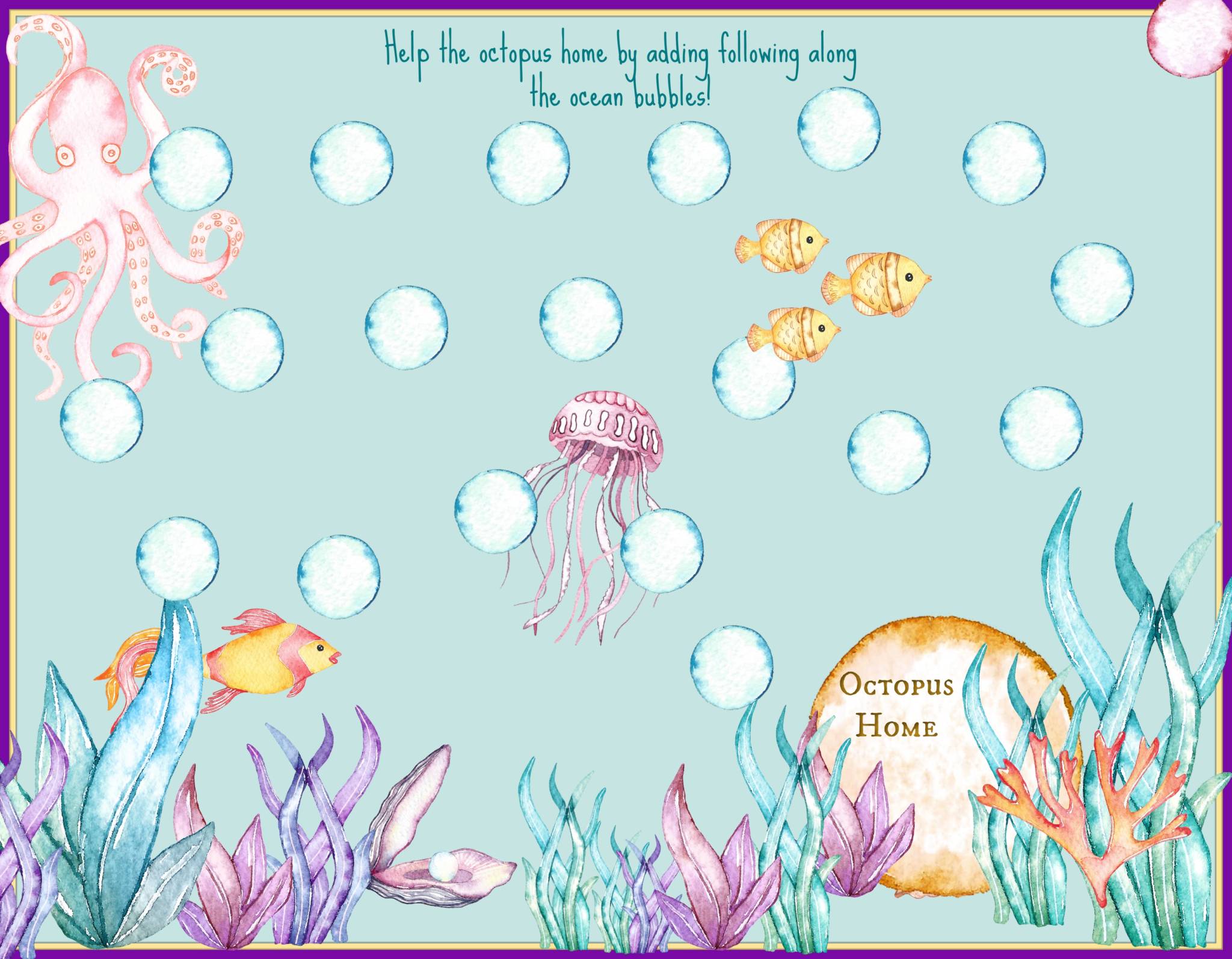Ocean Themed Incentive Chart ~ Storybook Snippets